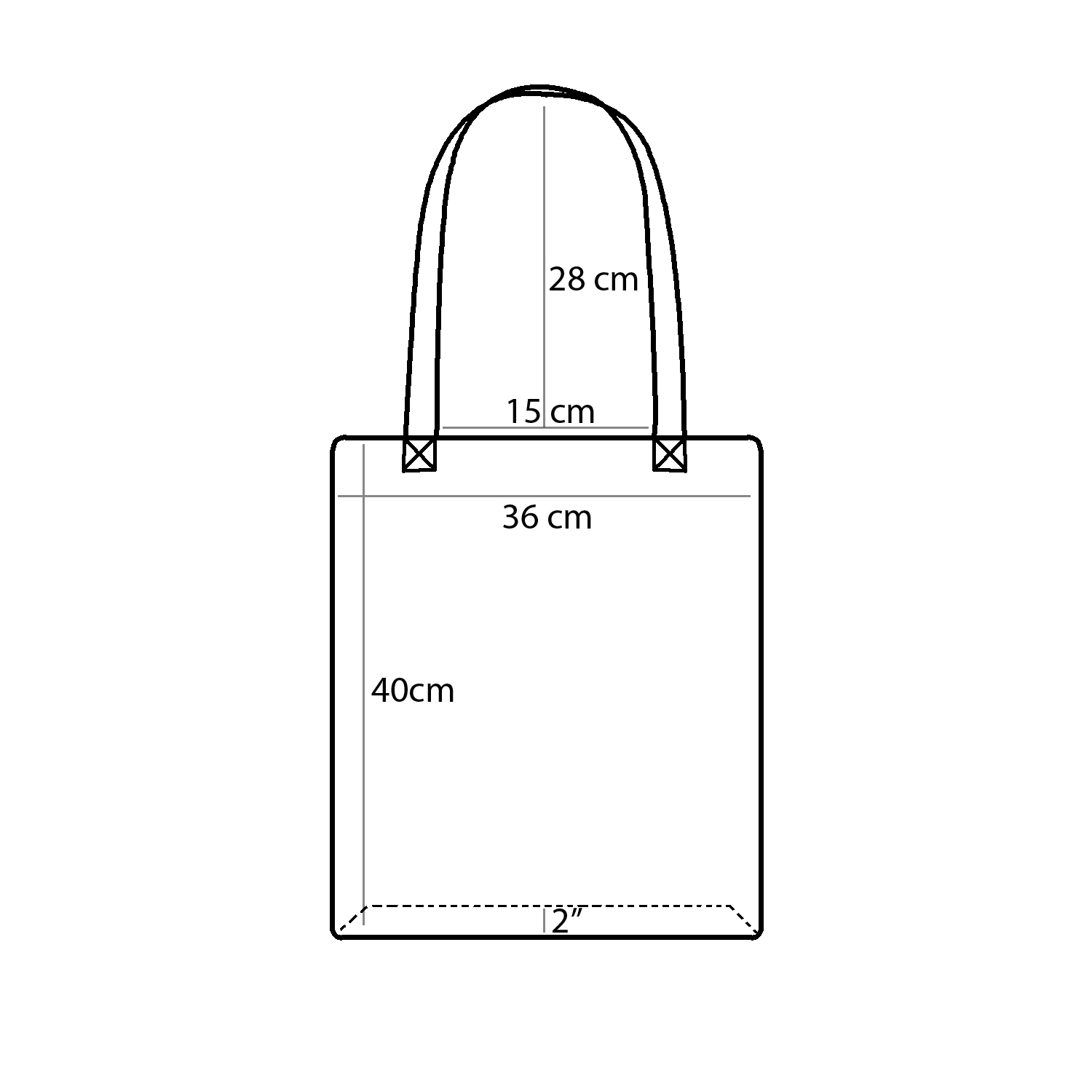 Tote Bag Size Chart AOP Tote Size Chart Sizing Chart For